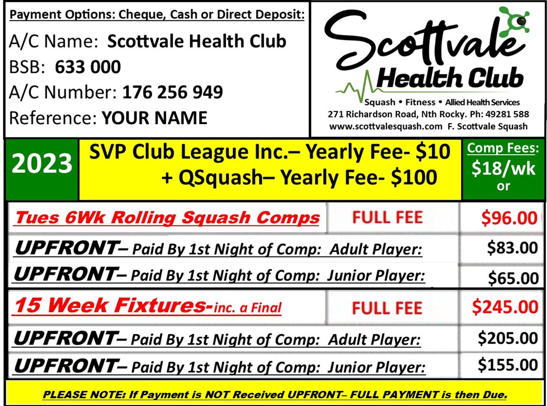 ACTIVITIES AT SCOTTVALE IN 2023 - Scottvale Health Club